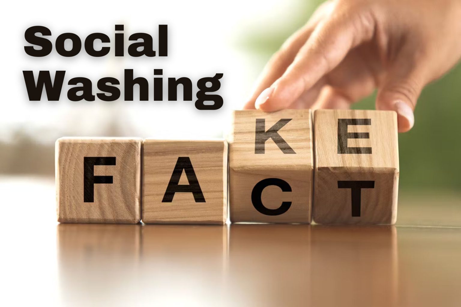 Desmascarando o Social Washing: Reconhecendo, Evitando e Promovendo a ...